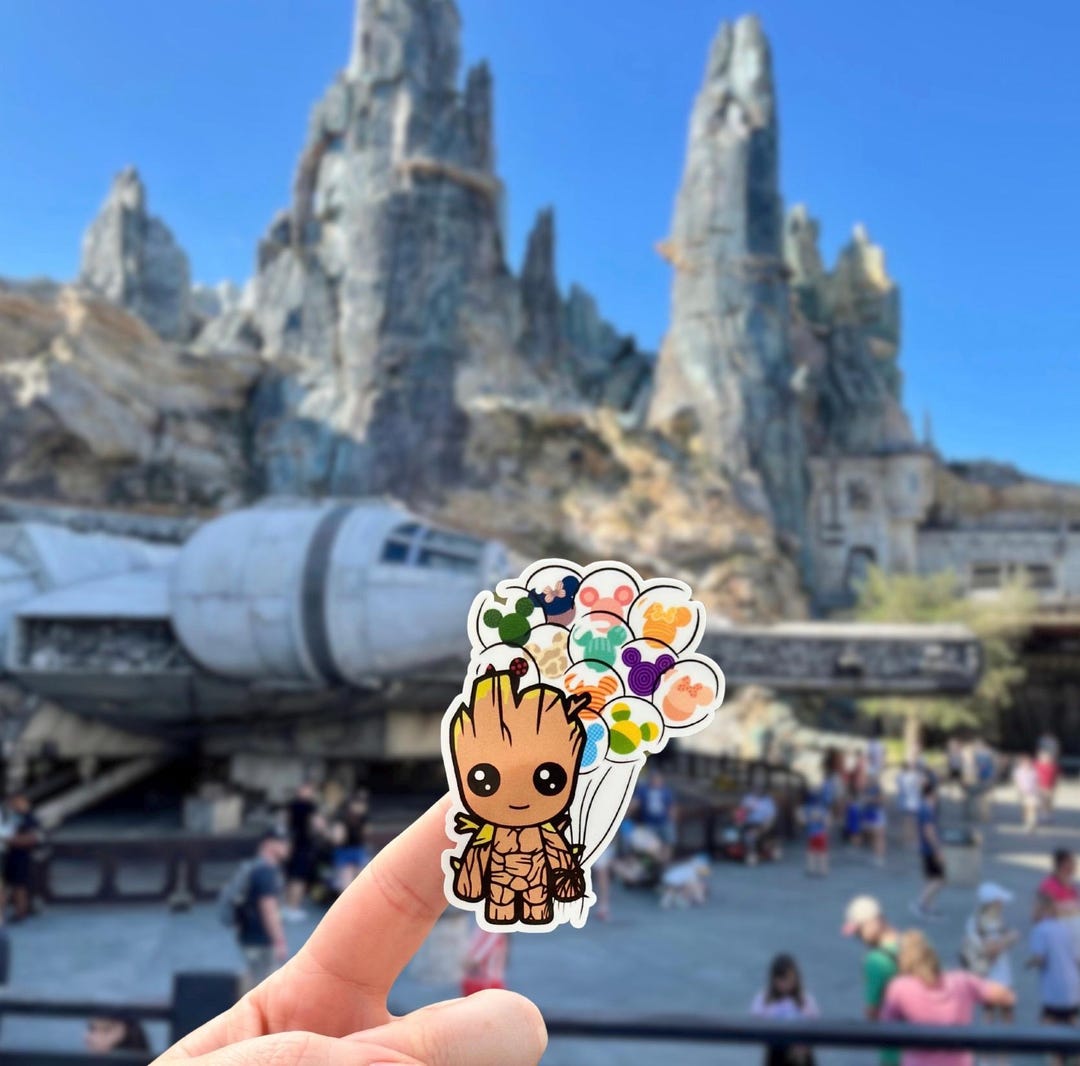 Baby Groot With Mickey Balloons – Disney & Marvel Crossover Vinyl ...