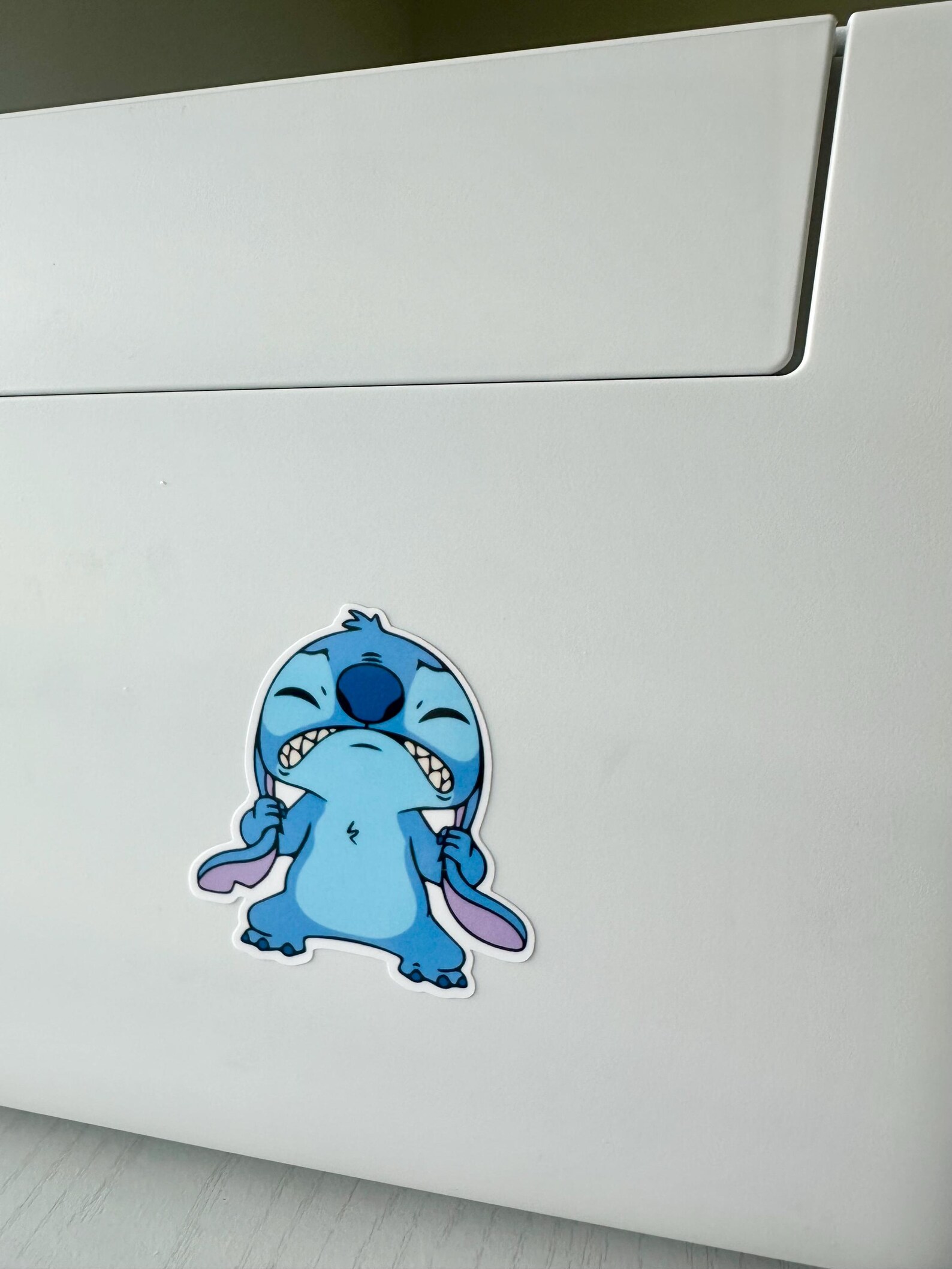 Stitch Upset Sticker | Cutout Vinyl Waterproof Die Cut Sticker - Etsy