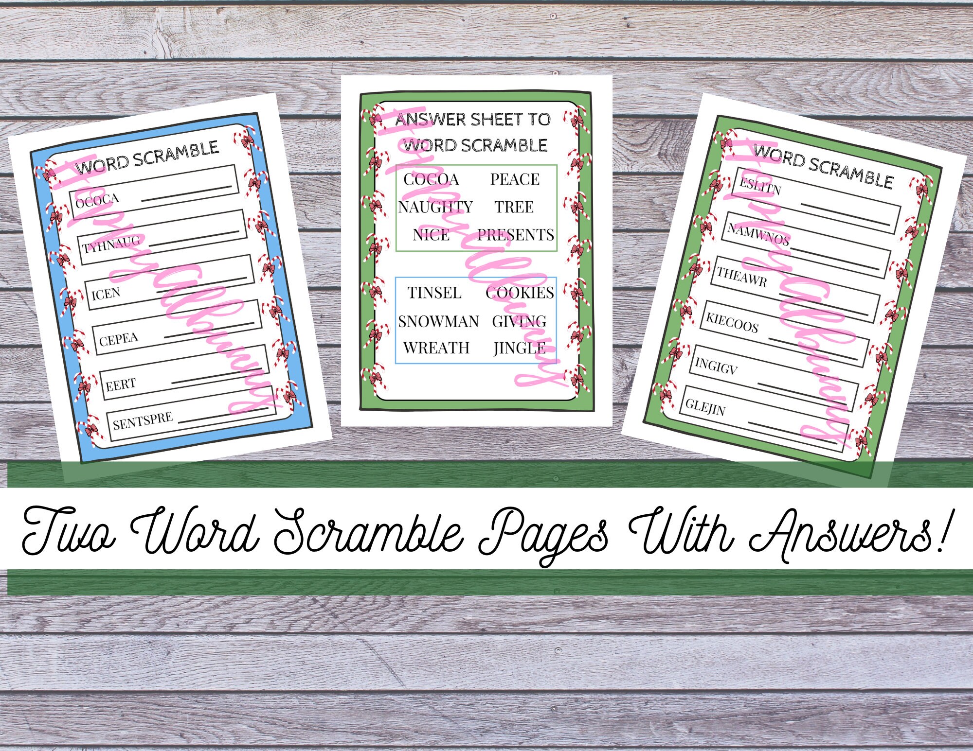 Printable Christmas Activities for Kids, Christmas Word Search for Kids ...