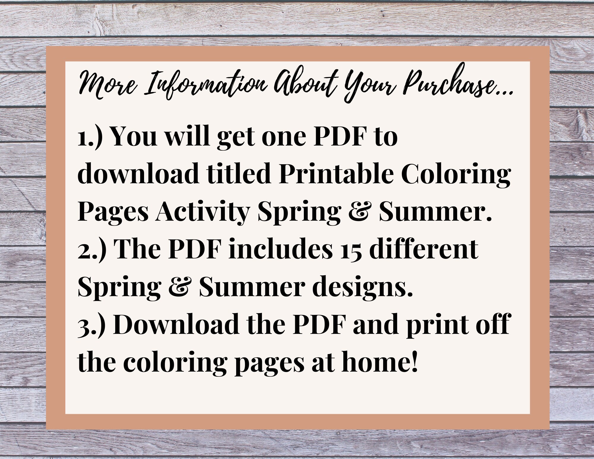 Printable Spring Coloring Pages, Printable Summer Coloring Pages ...