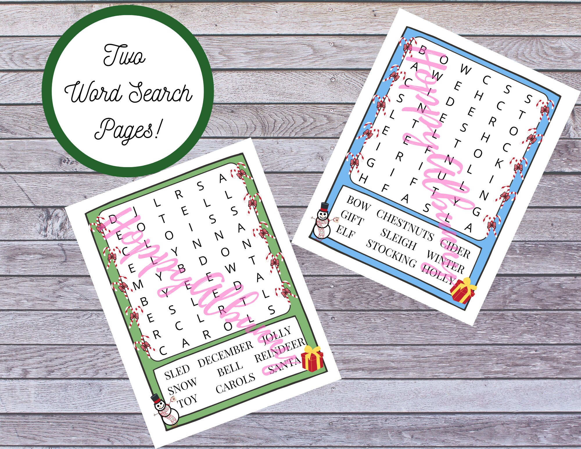 Printable Christmas Activities for Kids, Christmas Word Search for Kids ...