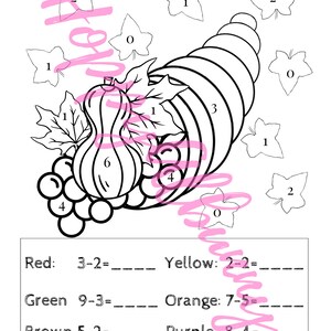 Printable Thanksgiving Activity Bundle, Thanksgiving Coloring Pages ...