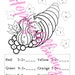 Printable Thanksgiving Activity Bundle, Thanksgiving Coloring Pages, Color by Number, Math ...
