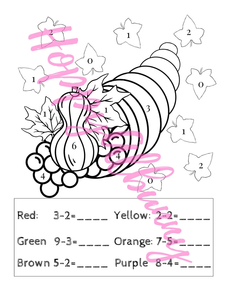 Printable Thanksgiving Activity Bundle, Thanksgiving Coloring Pages ...