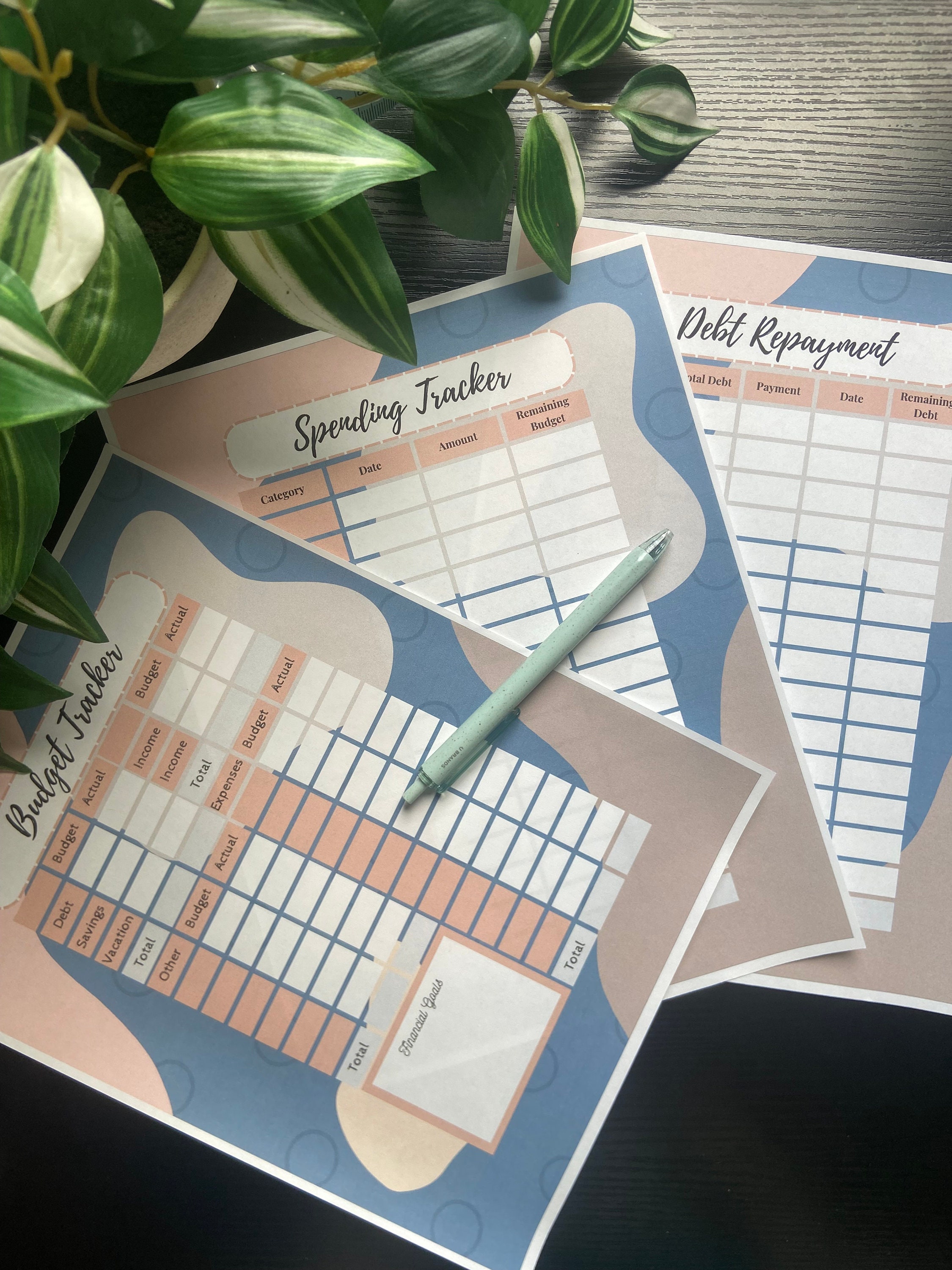 Digital Budget Planner, Finance Tracker, Financial Planner, Printable ...