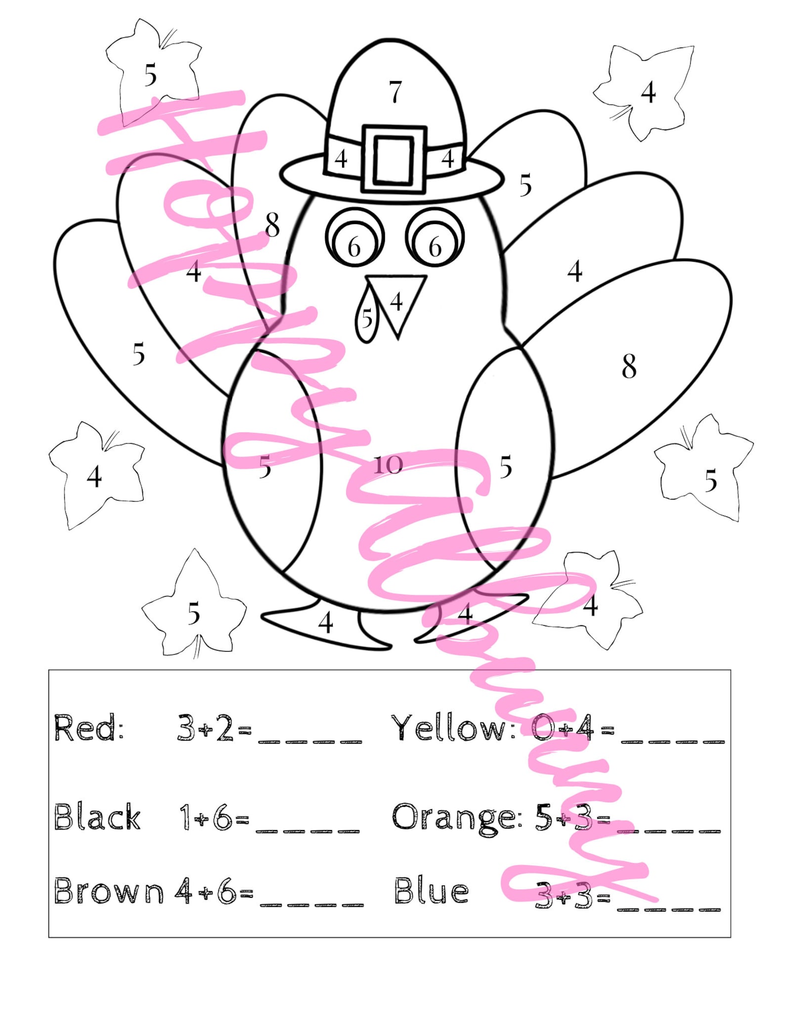 Printable Thanksgiving Activity Bundle, Thanksgiving Coloring Pages ...