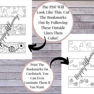Printable Valentine's Day Bookmarks, Valentine's Day Bookmarks ...
