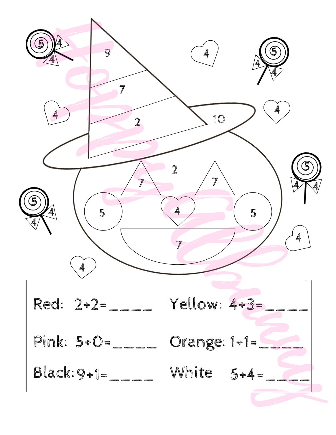 Printable Halloween Coloring Page, Printable Halloween Activities for ...