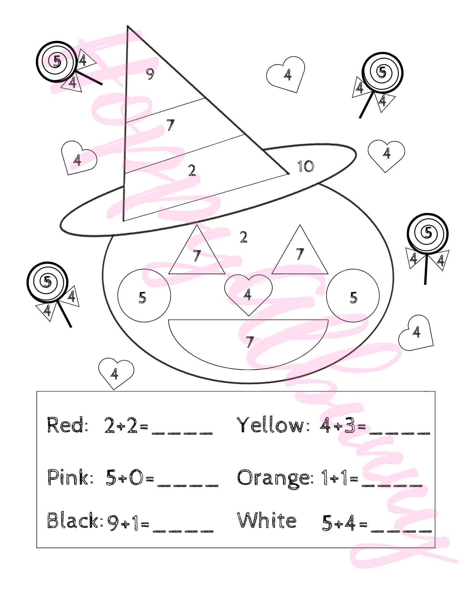 Printable Halloween Coloring Page, Printable Halloween Activities for ...