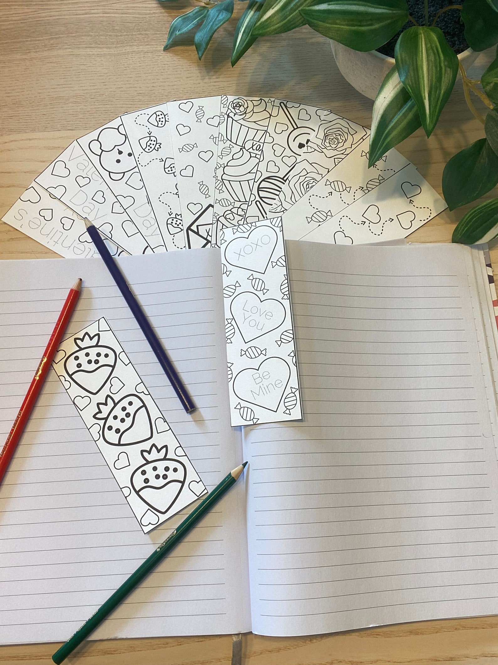 Printable Valentine's Day Bookmarks, Valentine's Day Bookmarks ...