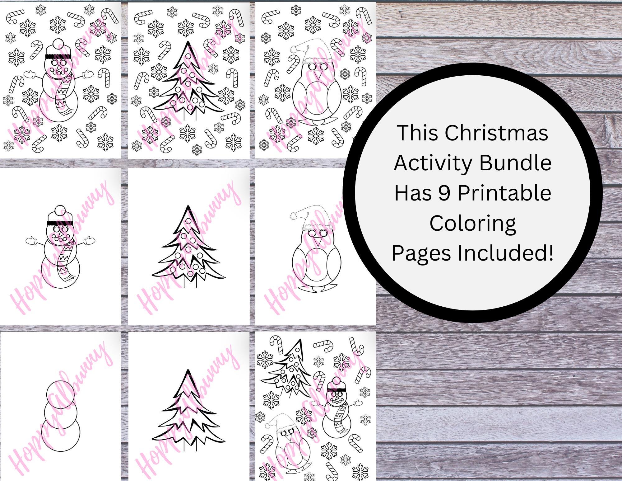 Printable Christmas Coloring Pages, Christmas Coloring Pages, Christmas ...