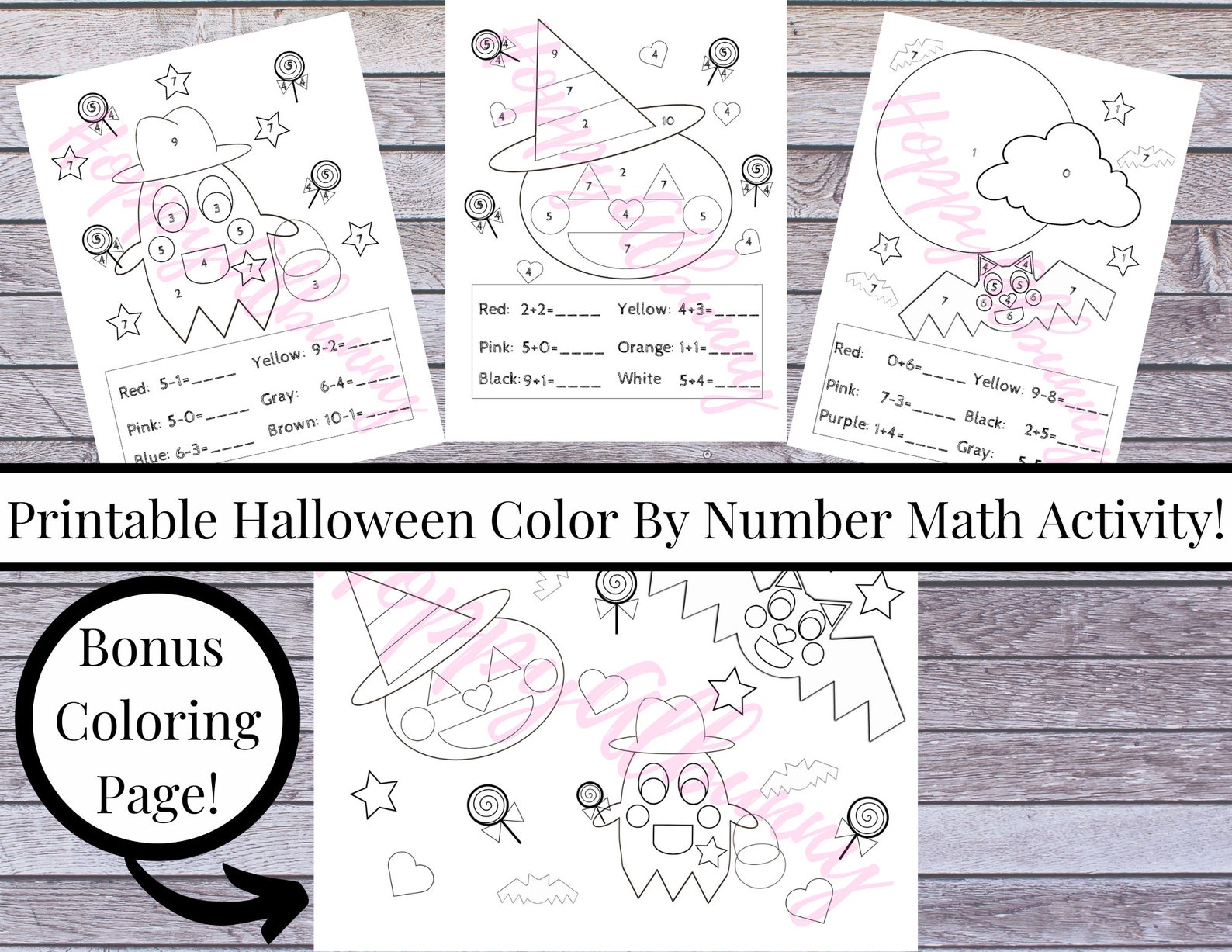 Printable Halloween Coloring Page, Printable Halloween Activities for ...