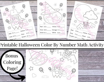 Sweet Treats Multiplication Color by Number Worksheets for 3rd - Etsy