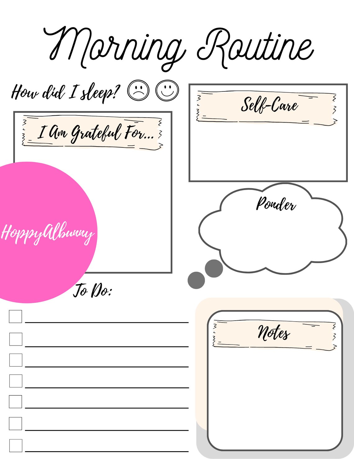 Morning and Evening Routine Printable for Adults, Morning Schedule ...