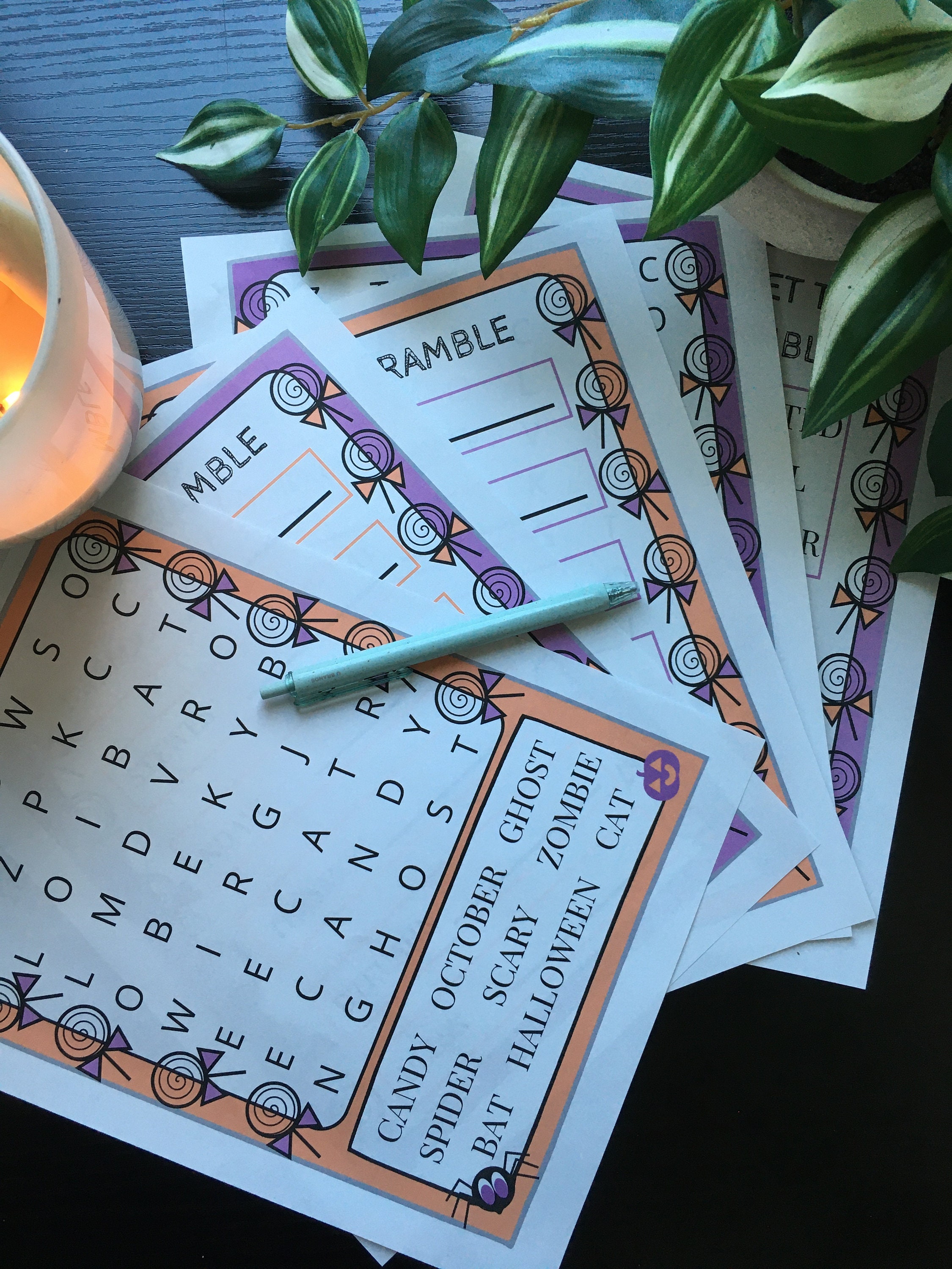 Printable Word Search for Kids, Printable Word Scramble for Kids ...