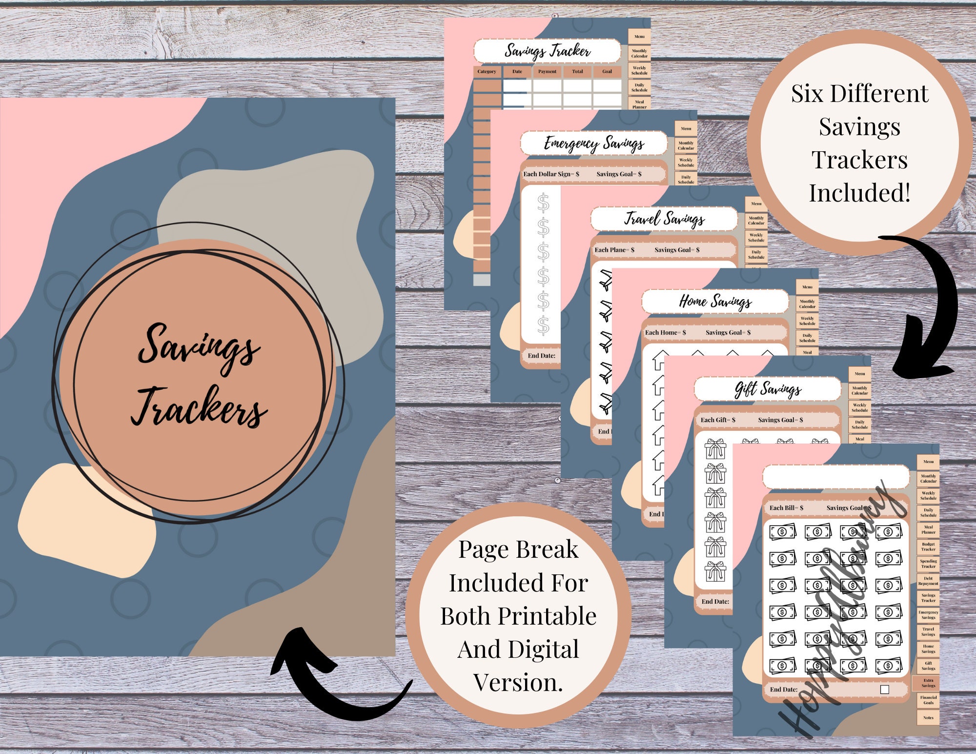 Digital Budget Planner, Finance Tracker, Financial Planner, Printable ...
