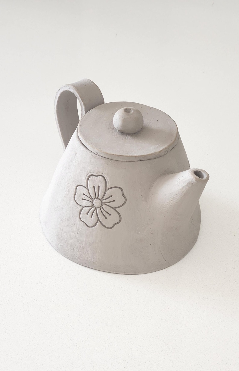 Cute Teapot Slab Stencil – Perfect for Pottery & Clay Crafting 2D Print ...