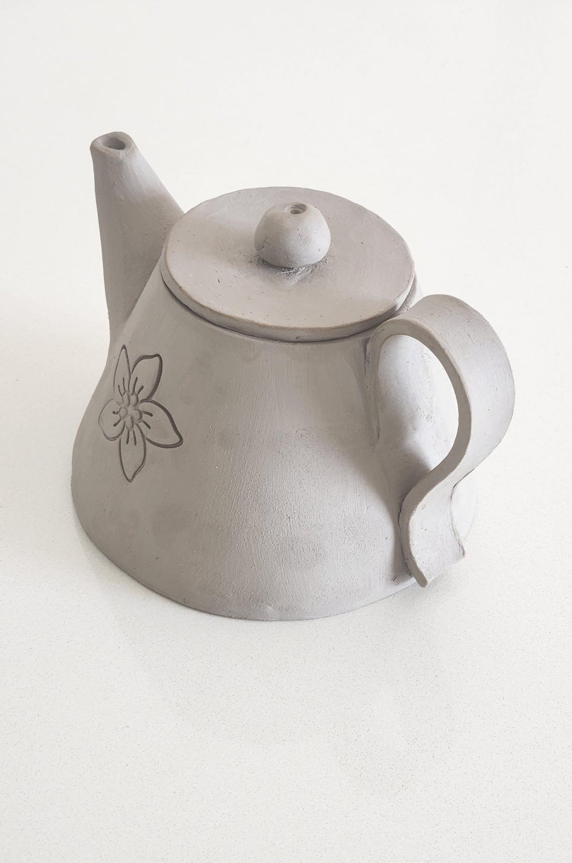 Cute Teapot Slab Stencil – Perfect for Pottery & Clay Crafting 2D Print ...