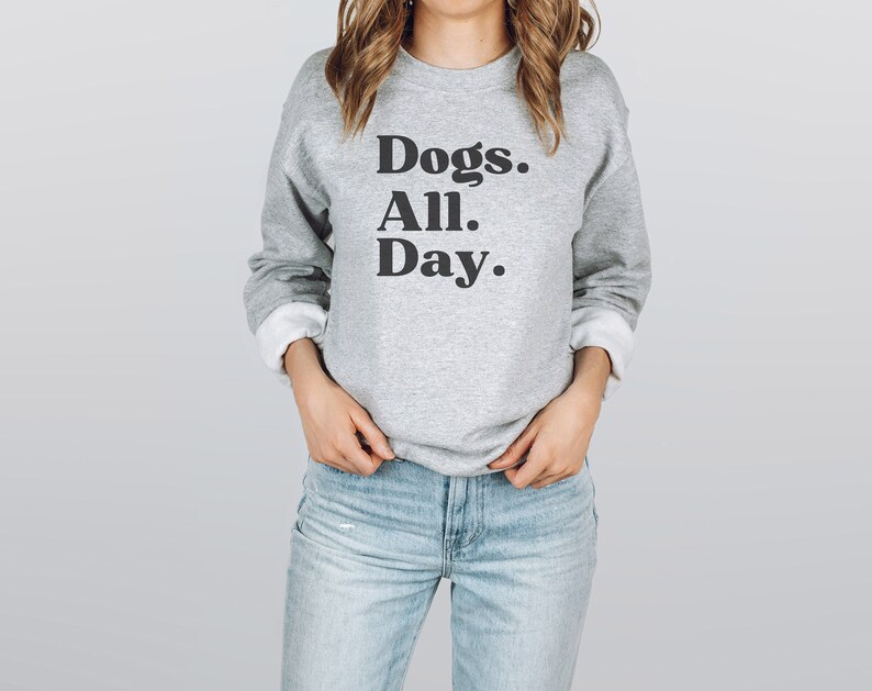 Dog Lover Sweatshirt Dog Mom Gift Ideas Dog Owner Sweater - Etsy