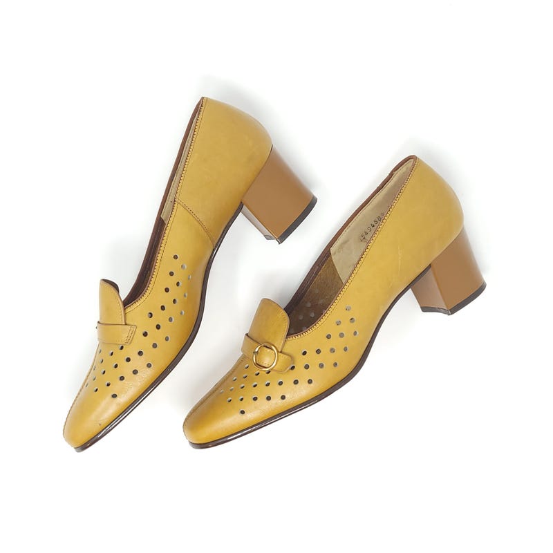 Mustard Heels - Etsy