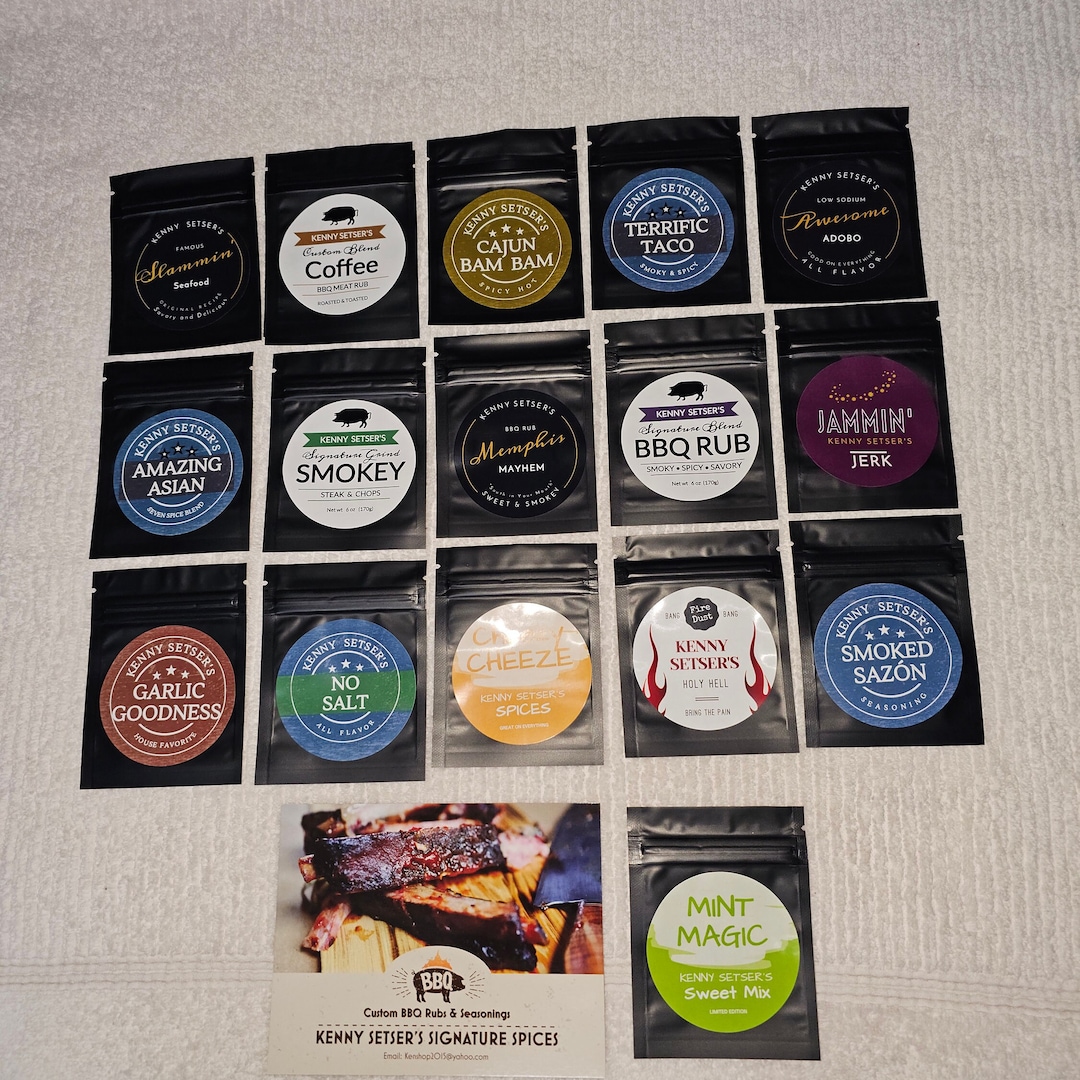 Seasoning Sample Pack - Etsy
