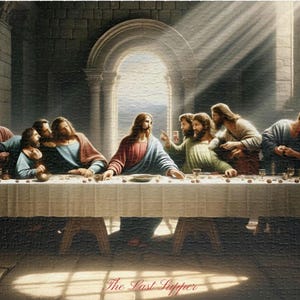 Jesus Christ Jigsaw Puzzle, Last Supper Divine Light Jigsaw, Religious ...