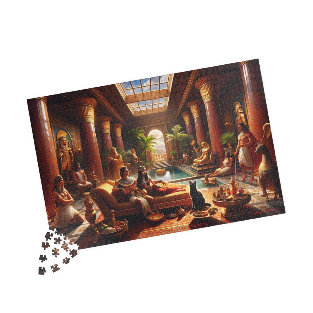 Cleopatra Puzzle eternal Majesty Cleopatra Jigsaw, Luxurious Egyptian ...