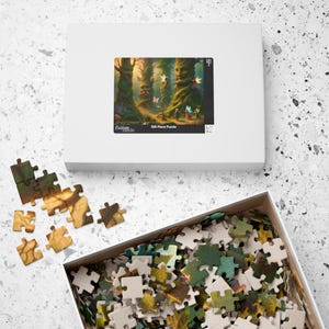 Whimsical Woods Puzzle: Magical Mossy Forest With Dancing Tree Spirits ...