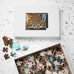 Pirate Curio Cabinet Jigsaw, Treasure-filled Puzzle, Unique Tabletop ...