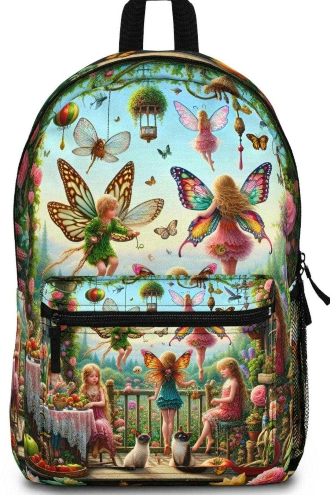 Fairy Backpack, Enchanted Blossom Balcony Theme, Nature Inspired Bag ...