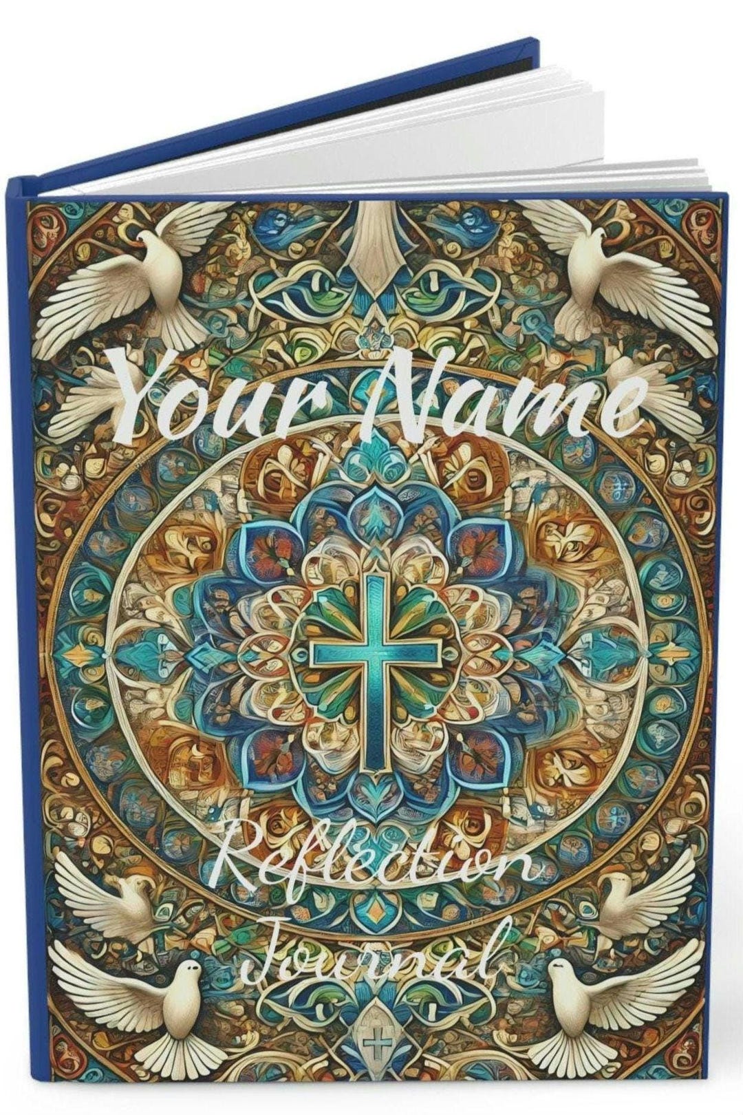 Christian Mandala Reflection Journal, Christian Inspirational Diary ...