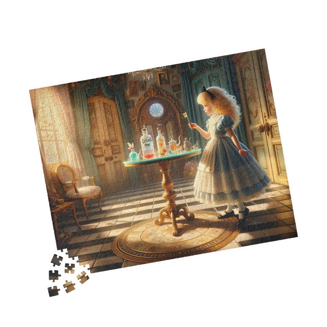 Alice Jigsaw Puzzle, Enchanted Key Theme, 110-1014 Piece Puzzle, Family ...