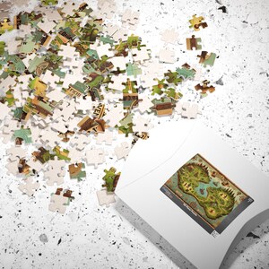 Dad & Me Adventure Map Jigsaw Puzzle, Father's Day Gift - Etsy
