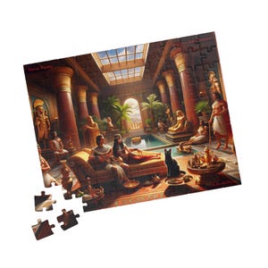 Cleopatra Puzzle- "eternal Majesty" Cleopatra Jigsaw, Luxurious ...