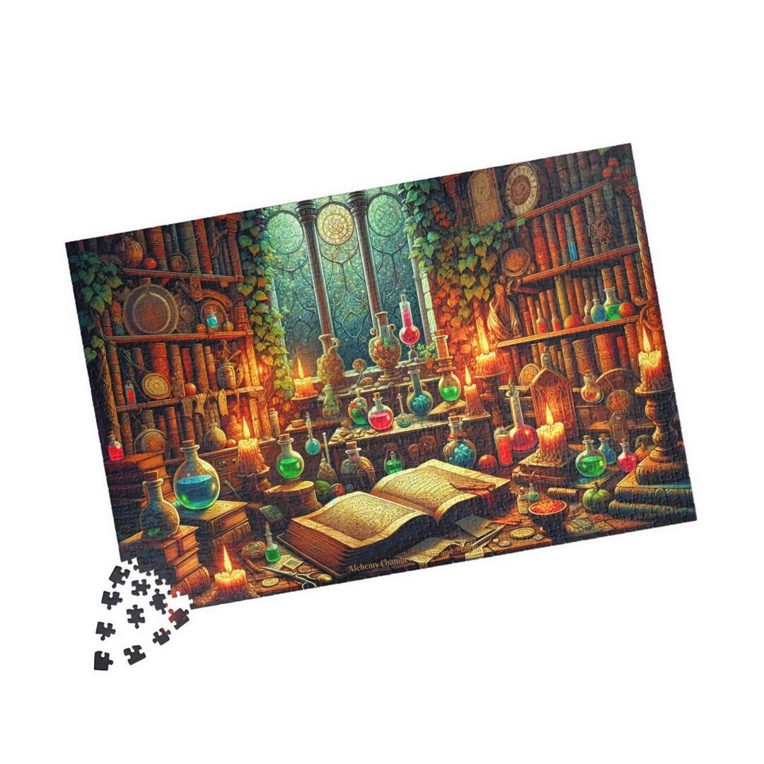 Alchemy Chamber Puzzle Magical Elixirs & Wizardry, 110-1014-piece ...