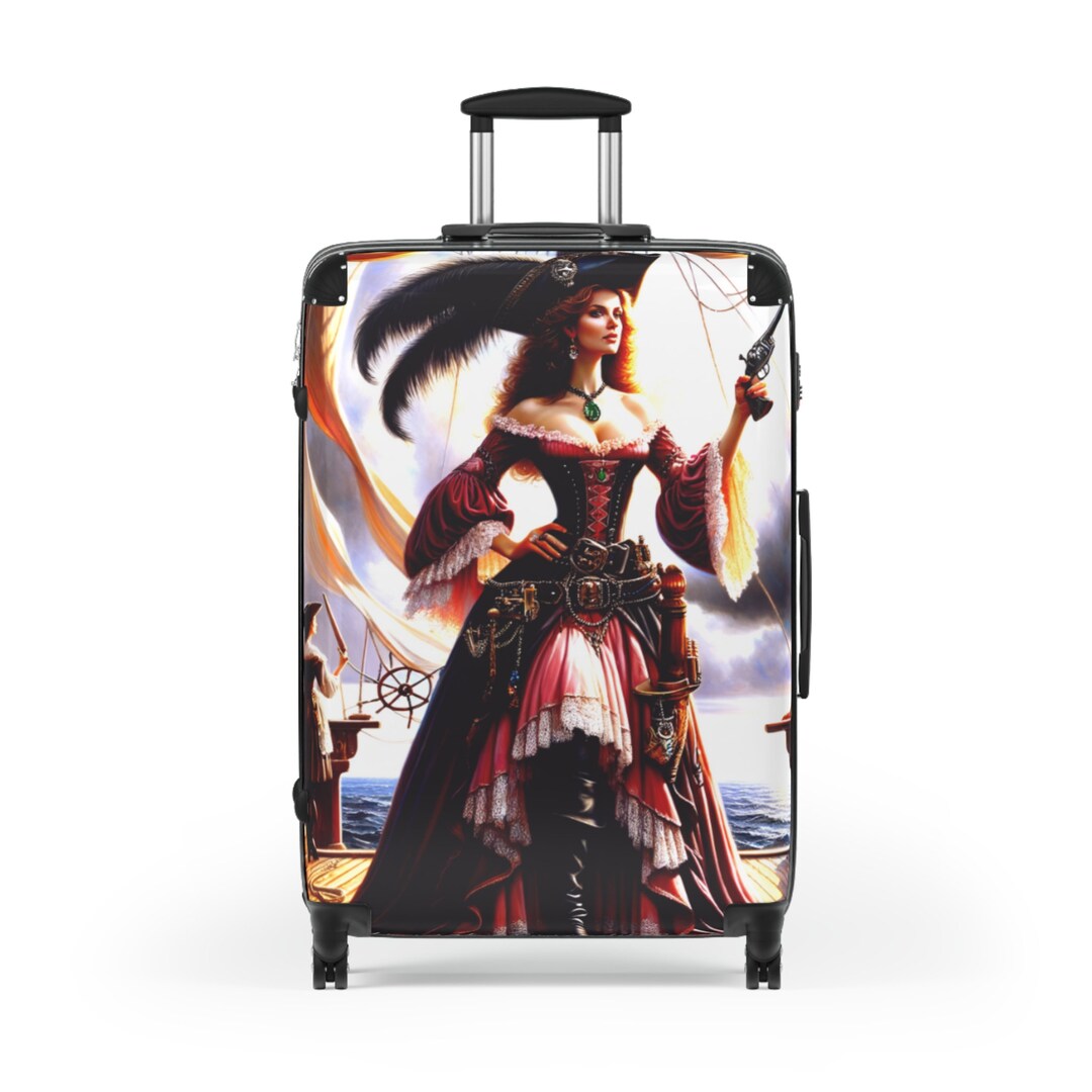 Lady Pirate Suitcase, Admiral Anne: Sovereign of the Seven Seas Luggage ...