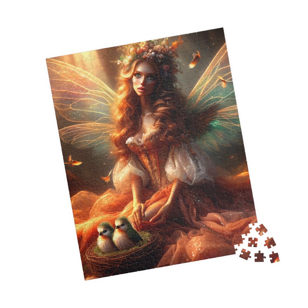 Fairy Guardian & Birds Jigsaw Puzzle Enchanting Forest Fae Game ...