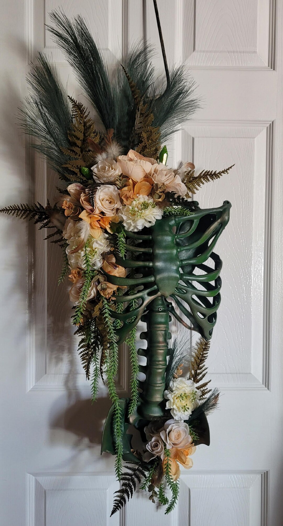 Moody Victorian Boho Halloween Skeleton Ribcage Wall Decor - Etsy