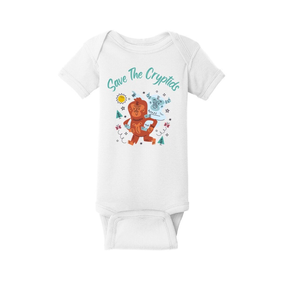 Save the Cryptids Infant Baby Rib Bodysuit - Etsy