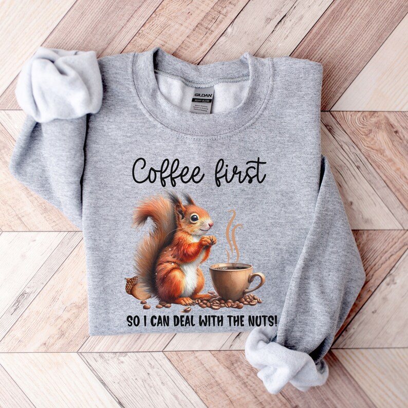 Squirrel Gifts Squirrel Shirt Squirrel Lovers Sweatshirt Squirrel Mom ...