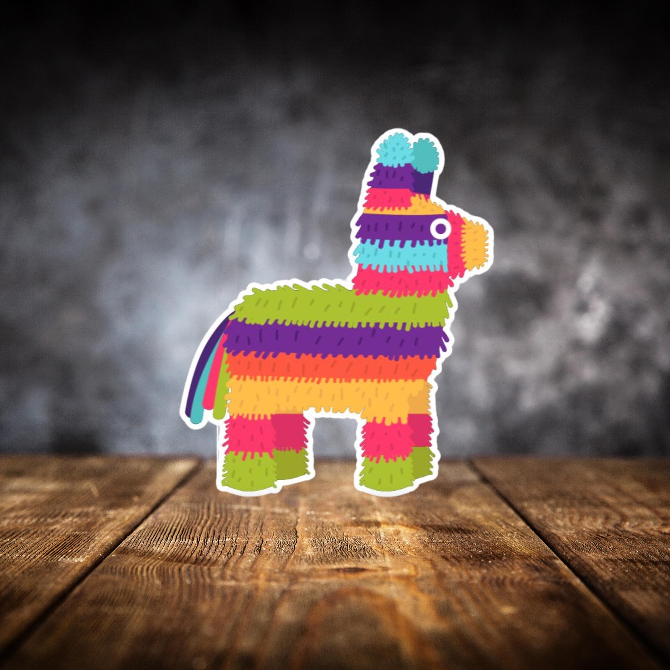 Pinata Sticker - Die Cut Sticker - Birthday Sticker - Burro Sticker ...