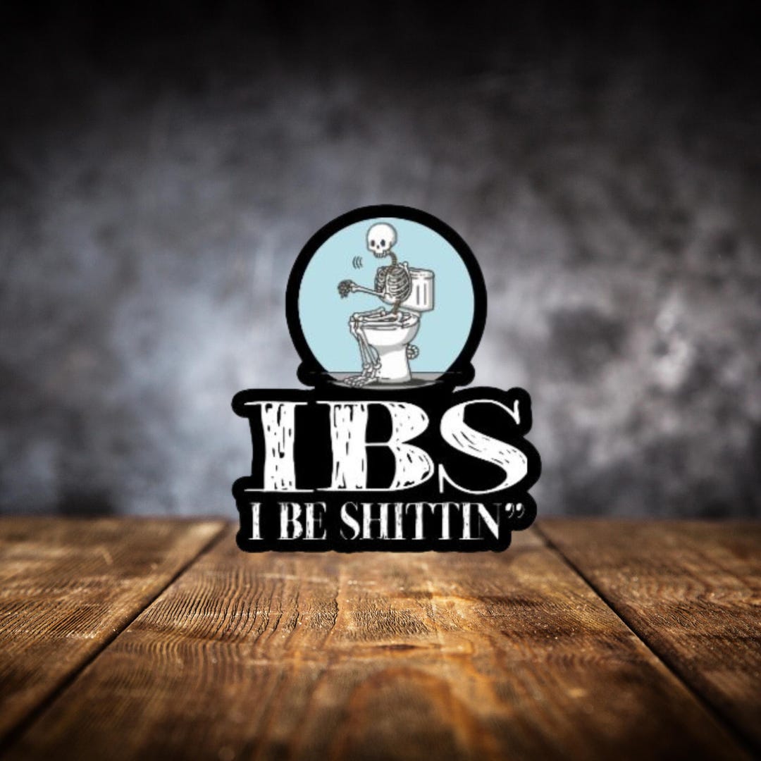 IBS Sticker - Die Cut Vinyl Sticker - Water Resistant Sticker ...
