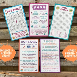 90s Nostalgia Gift Box: Pencil Case With Trinkets, Candy and Activities ...