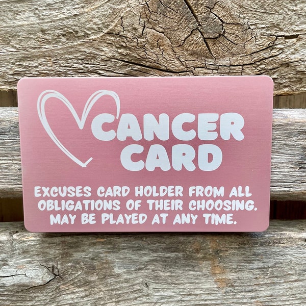 Funny Cancer Card - Etsy