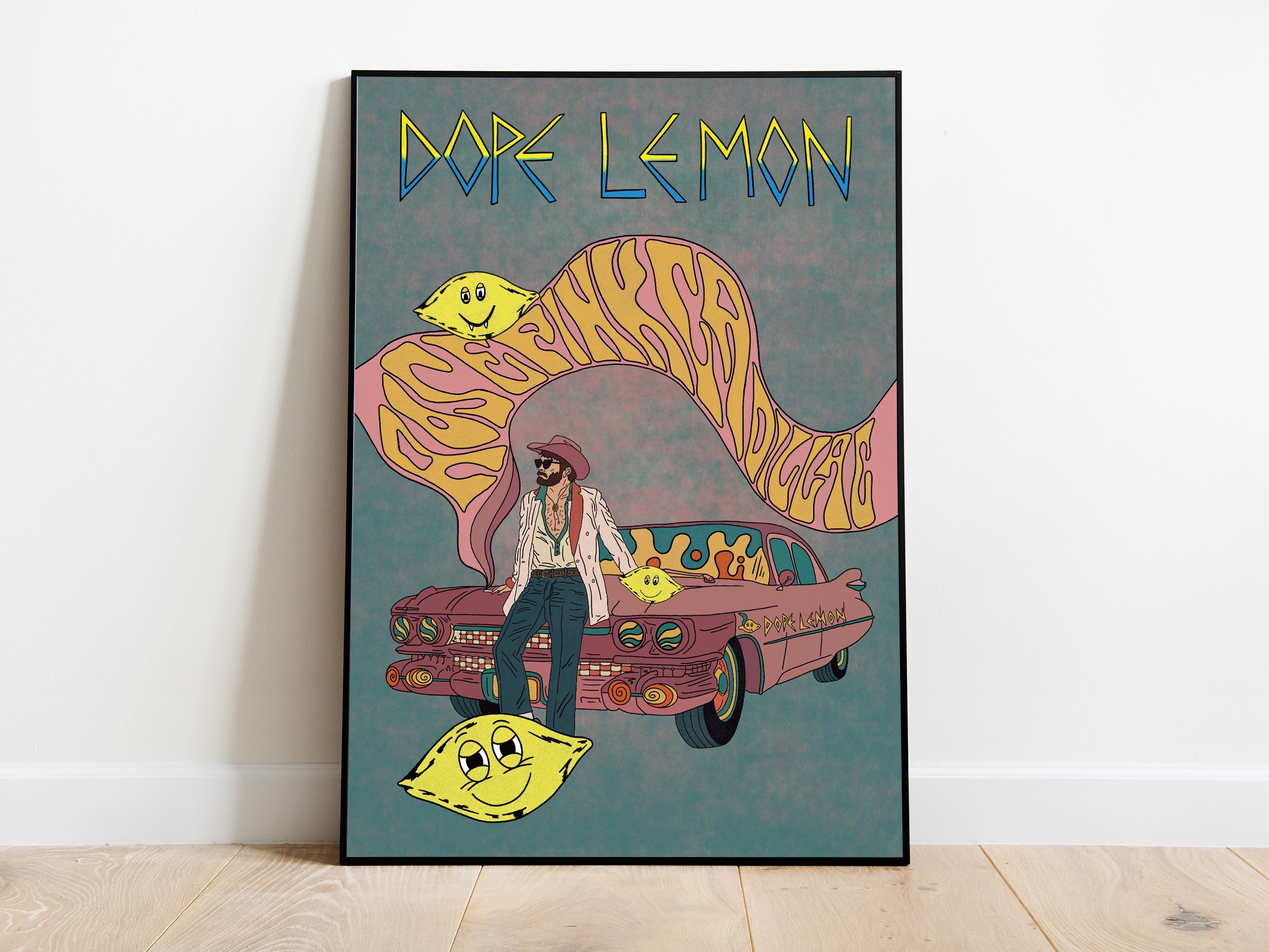 Dope Lemon Poster - Etsy