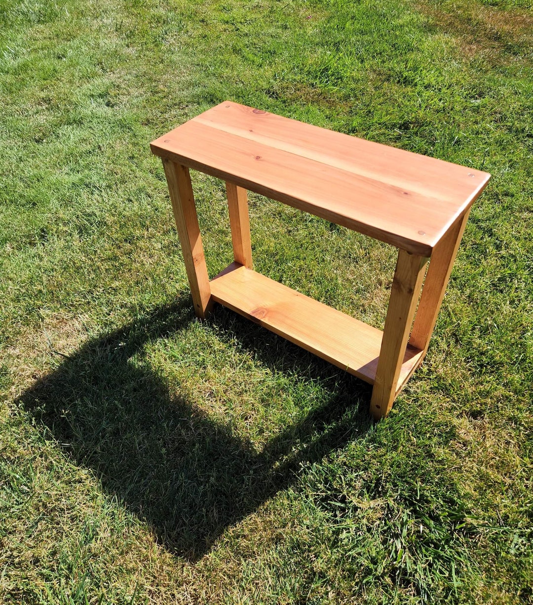 Cedar Side Table Interior/exterior - Etsy