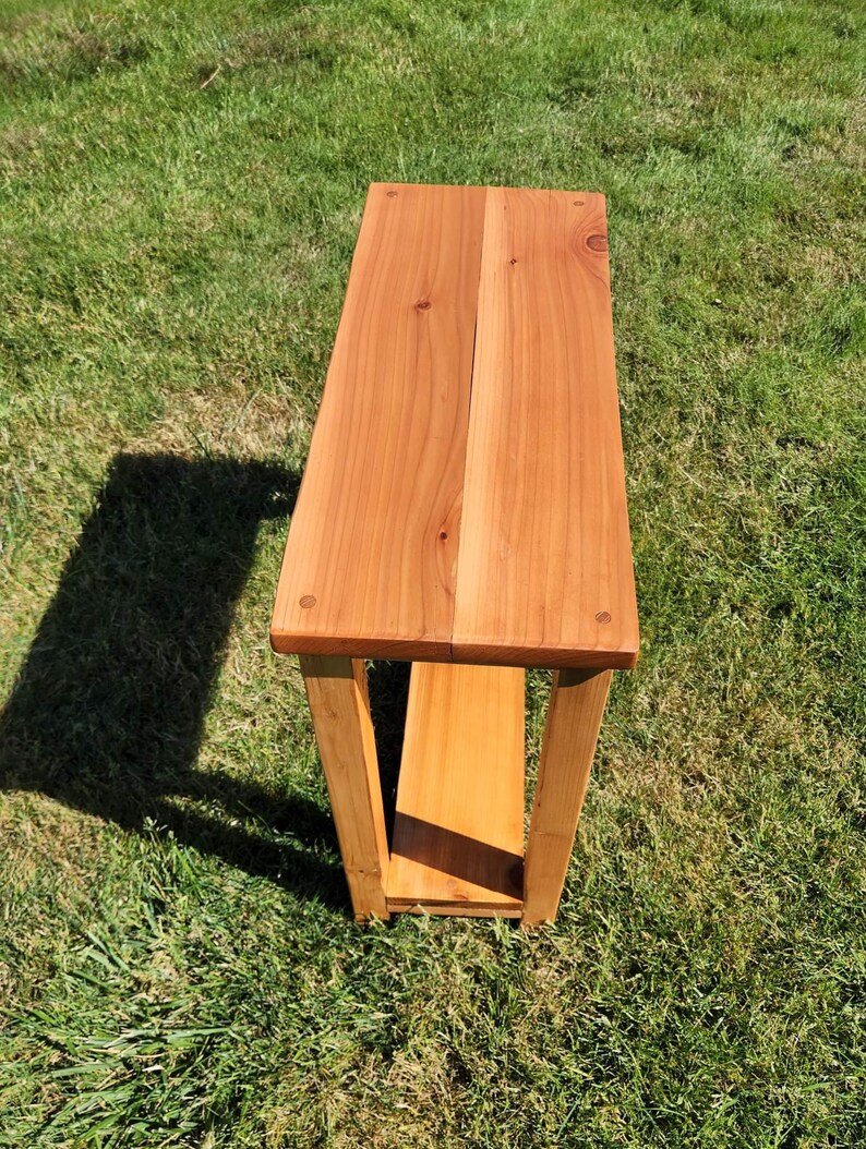 Cedar Side Table Interior/exterior - Etsy