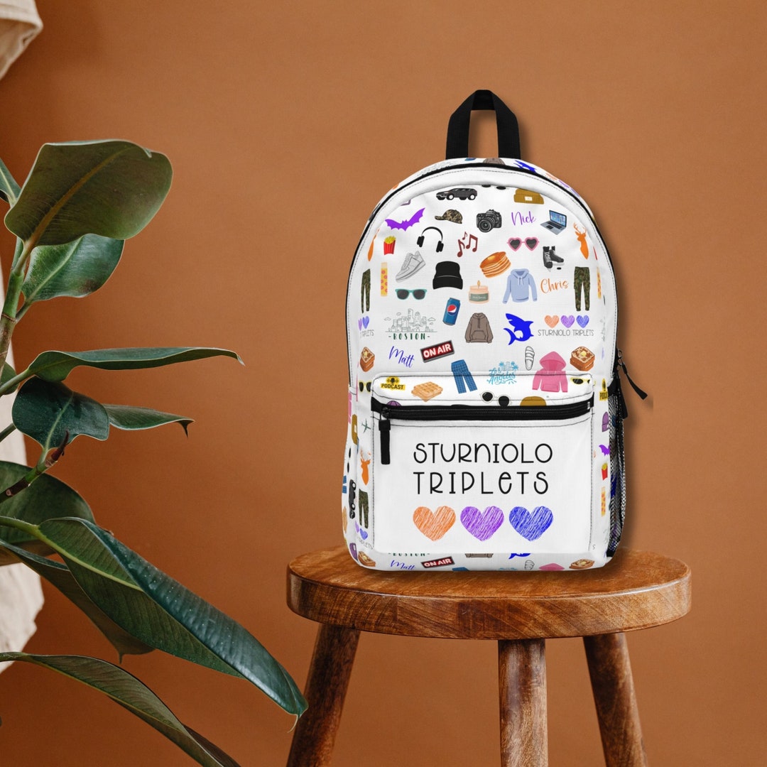 Struniolo Triplets Backpack, Chris Sturniolo, Matt Sturniolo, Nick ...