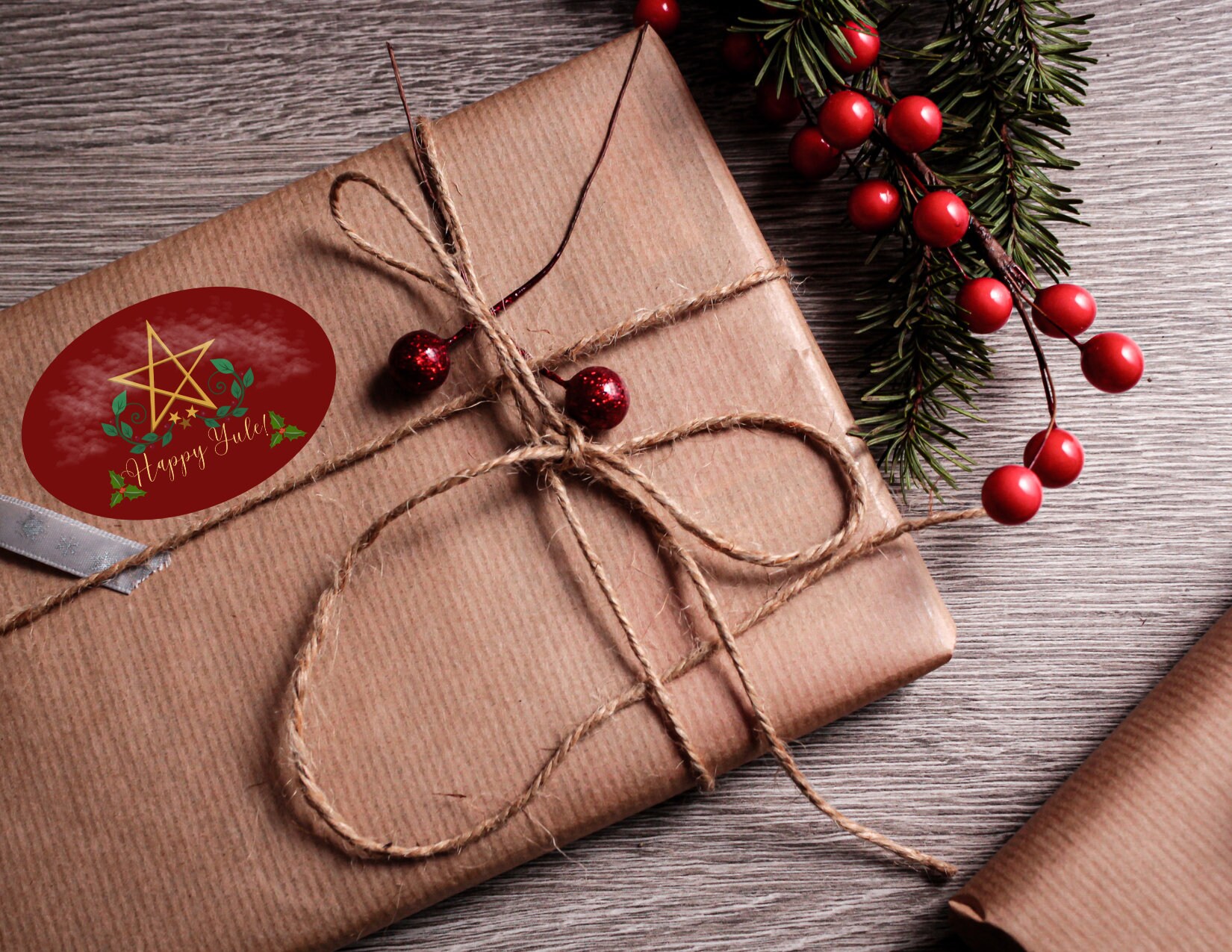 Happy Yule Sticker | Yuletide Instant Download Sticker | Pagan Holiday ...