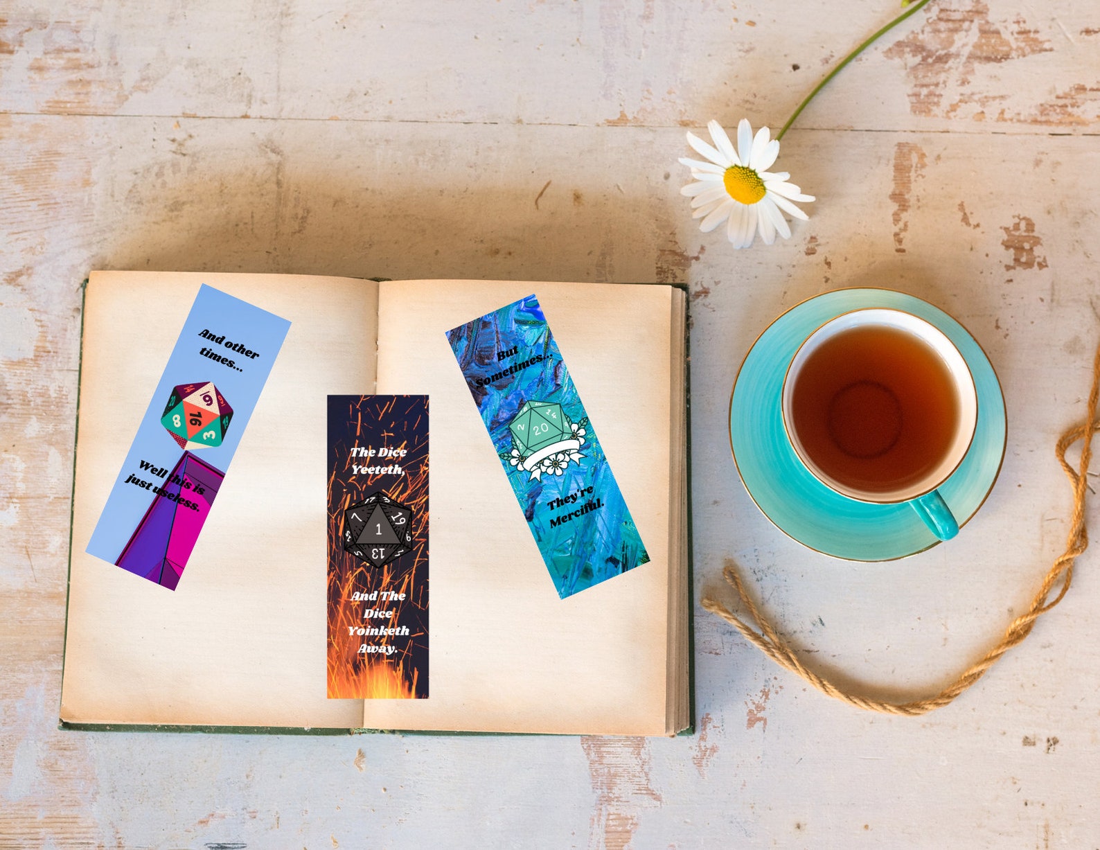 Dnd Bookmarks Set (3) TTRPG Dungeons and Dragons 5e Bookmarks Digital ...